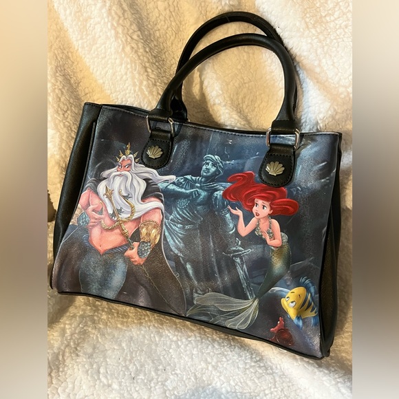 Disney | Bags | Disney Designer Collection Purse With Ariel And King ...